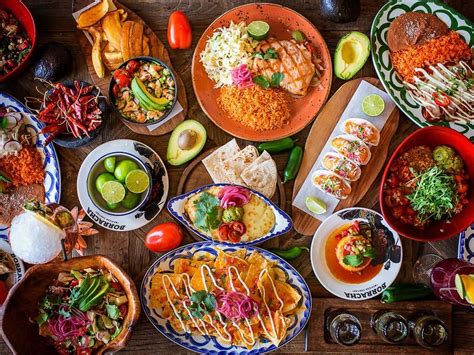 Table Full Of Mexican Food