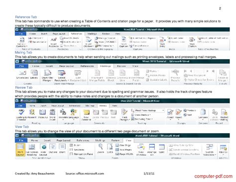 Microsoft Word Template Tutorial Free Word Template