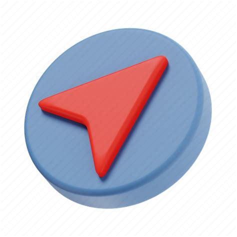Navigation Arrow Arrow Navigation Direction Arrows Location Arrowhead D Illustration