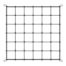 Amazon Com Simple Deluxe Elastic Trellis Netting For X Heavy Duty Elastic Plant With Hooks