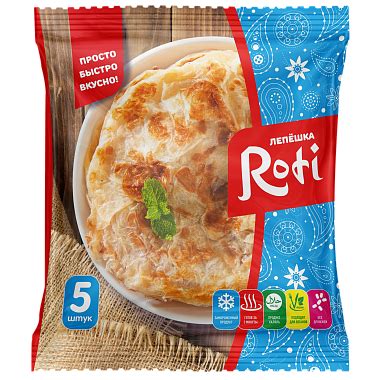 Лепешка Roti 450г заморозка купить в магазине Доброцен