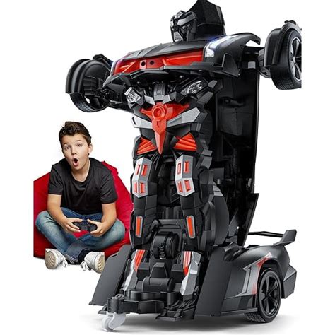 V992 Transform Robot Rc Car 1 14 Scale 2 In 1 Robot Toy Car With Sound And Light Effects