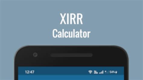 XIRR Calculator App On Amazon Appstore