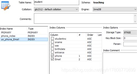 几个步骤教你利用mysql workbench工具创建和管理索引——mysql 5 7数据库 mysql workbench建立索引 csdn博客