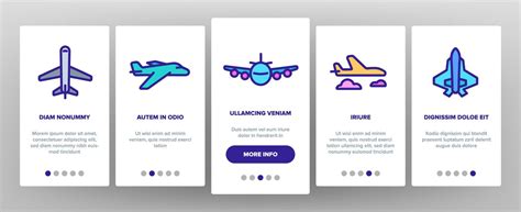 Aircraft Elements Vector Onboarding Vector Art At Vecteezy