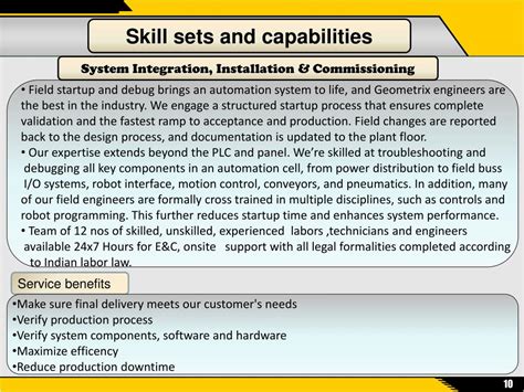 ppt geometrix automation and robotic solutions powerpoint