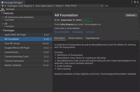 [unity] ar 개발 설정 역할 ar foundation ar session xr origin cameraoffset