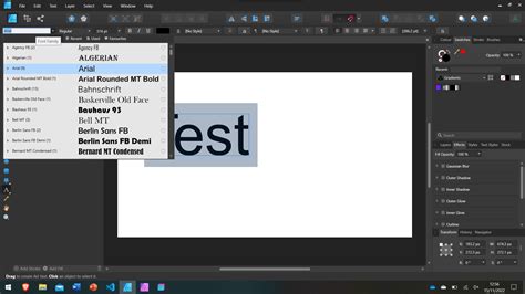 Designer V1 Crashes On Font Selection Entry V1 Bugs Found On Windows Affinity Forum