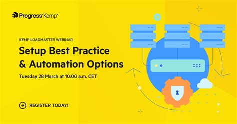 Setup Best Practice And Automation Options Kemp
