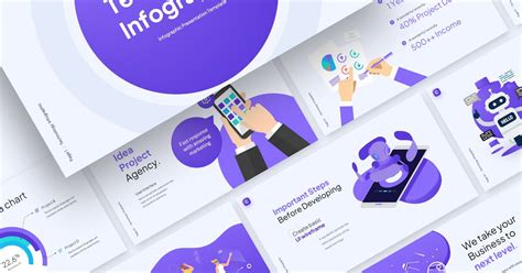 Технологическая инфографика Keynote Шаблоны презентаций Включая технологии и цифровой Envato