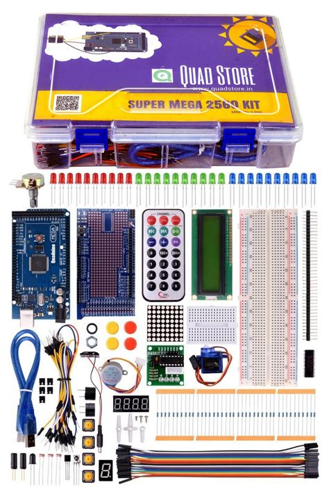 Quad Store Super Mega 2560 Kit Compatible With Arduino Ide Beginners 2560 Kit Quad Store
