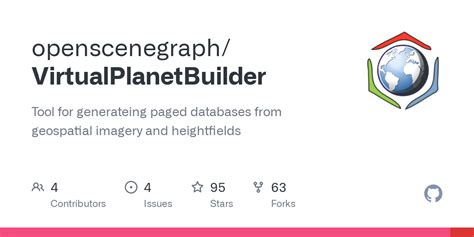 GitHub Openscenegraph VirtualPlanetBuilder Tool For Generateing Paged Databases From