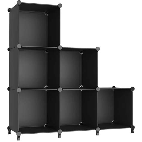 Kinofo Cube Storage Organizer Storage Cubes Shelves Bookshelf 6 Cube Closet Organizers And