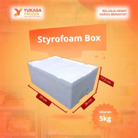 Jual Styrofoam Box 5kg Cooler Box Shopee Indonesia