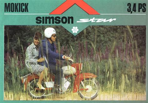 Simson Star Sr 4 2 Werbeprospekte Ddrmopedde
