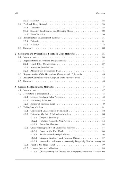 Feedback Delay Networks In Artificial Reverberation And Reverberation