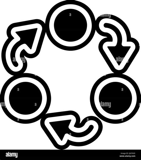 Management Project Connection Icon Stock Vector Image And Art Alamy