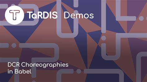 New Dcr Choreography System Demonstrates Decentralized Coordination For