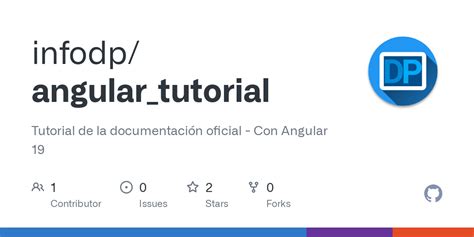 Github Infodpangulartutorial Tutorial De La Documentación Oficial
