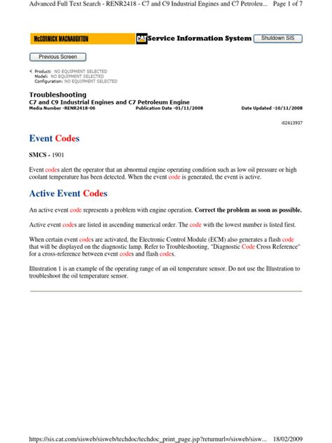 Event Codes Pdf Troubleshooting Sensor