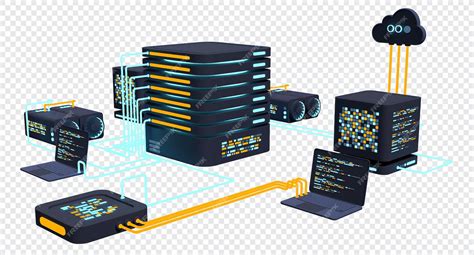 Premium Psd Computer Technology 3d Illustration Computation Of Big