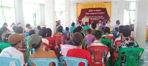 ညောင်လေးပင်မြို့နယ်တွင် ၇၈ နှစ်မြောက် တပ်မတော်နေ့ကို ဂုဏ်ပြုကြိုဆိုသောအားဖြင့် အခြေခံပန်းချီ