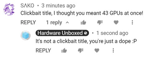 Hardware Unboxed On Twitter Https T Co QZlurYnJDT Twitter
