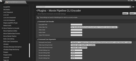 how to use ffmpeg with the command line encoder in movie render queue tutorial