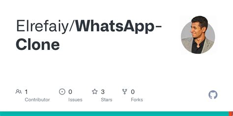 github elrefaiy whatsapp clone