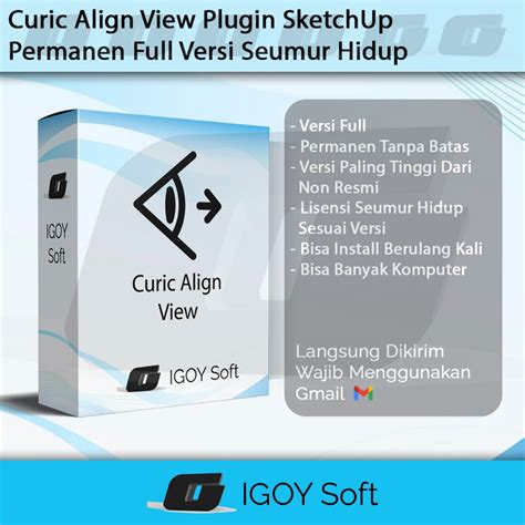 Jual Curic Align View Plugin Sketchup Permanen Tanpa Batas Shopee