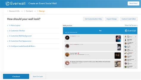 Tutorial Social Wall Design Options — Everwall
