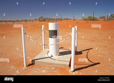 Border Marker Camerons Corner Outback New South Wales South Australia