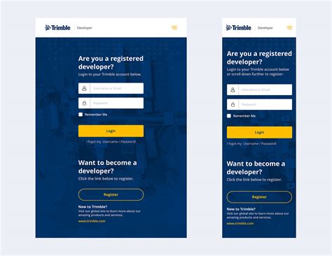 Trimble Developer Website On Behance
