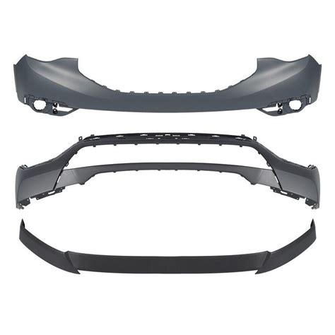 Fit For 2017 2019 Gmc Acadia Front Upper Lower Bumper Cover Assembly