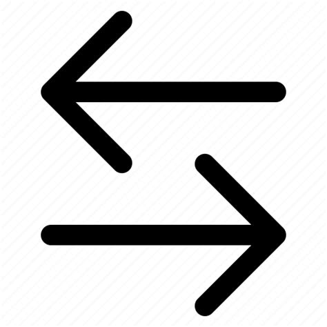left right arrow direction align navigation pointer icon