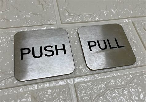 Push And Pull Ss Plate At ₹ 340 Piece In Mumbai Id 2850395297891