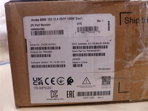 Hpe Aruba 6000 12g Class4 Poe 2g 2sfp 139w Switch Switch 12 Ports R8n89a Mdg Sales Llc