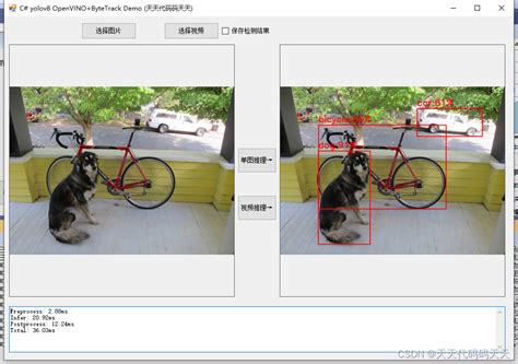 c yolov8 openvino bytetrack demo c 调用yolo8模型 csdn博客