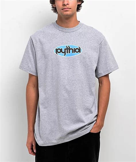 Pythia Circle Logo Grey T Shirt Zumiez