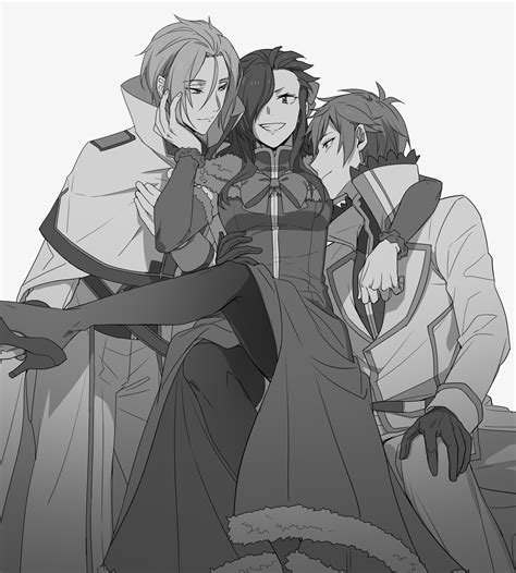 Reinhard Van Astrea Julius Juukulius And Natsumi Schwarz Re Zero Kara Hajimeru Isekai