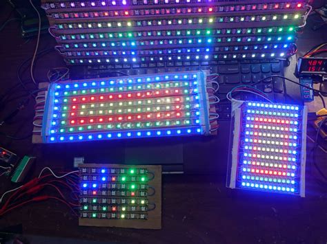 Marcs Blog Arduino Adafruit Gfx On Neomatrix And Rgb Matrix Panel Demo