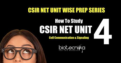 Important Tips To Study CSIR NET UNIT Cell Communication Signaling