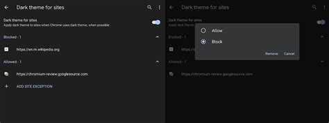 Per Site Dark Theme Now Available In Chrome Canary For Android