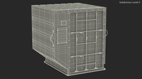 Air Cargo Uld Container Ld 2 White 3d Model 39 3ds Blend C4d Fbx Max Ma Lxo Obj Free3d