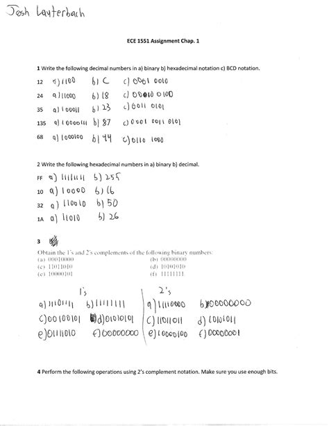 Ece 1551 Ass 1 1 Digital Logic With Dr Koviats Assignments Ece