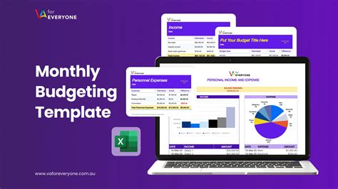 Monthly Budgeting Template For Solopreneurs Va For Everyone