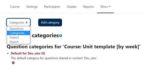 Introduction To The Moodle Quiz Question Bank Learning And Teaching Hub