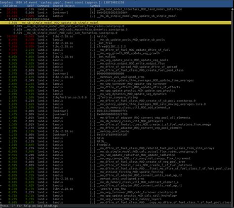 how to profile a fortran binary with the ‘perf tool fortran cat