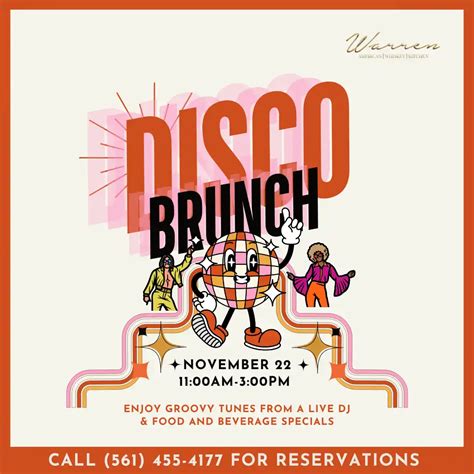 Disco Brunch Warren Delray