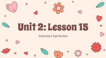 3 Digit Subtraction By Teachalorian TPT